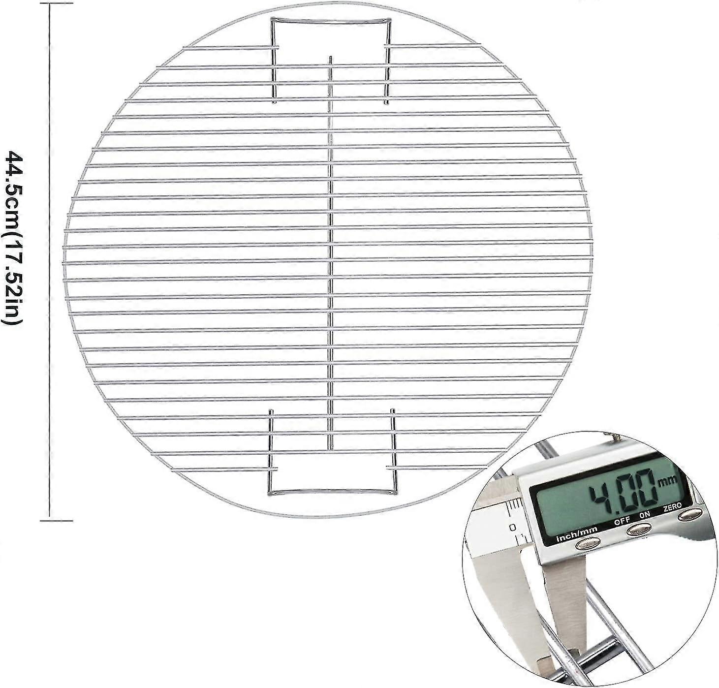 44.5cm Stainless Steel Bbq Grill Rack Cooking Grate For Charcoal Kettle ...