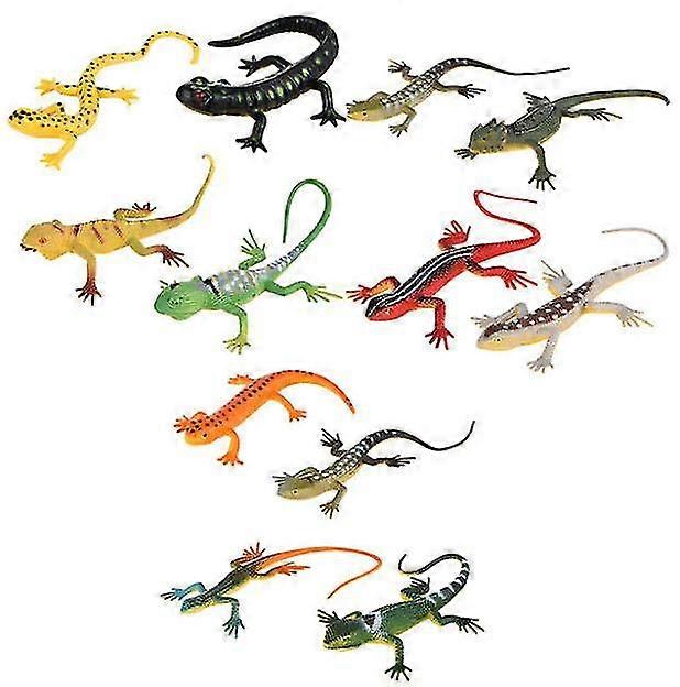 Lizard Toy Artificial Model Reptile Lizard Colorful Plastic Lizard Toys ...