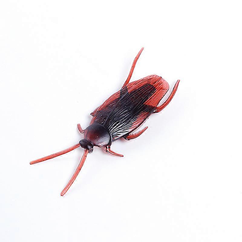 10Pcs Simulation Plastic Cockroach April Fool's Day Toy | Fruugo UK