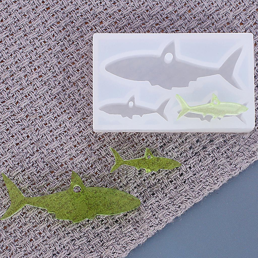 Crystal Epoxy Resin Mold Shark Casting Silicone Mould Handmade Diy ...