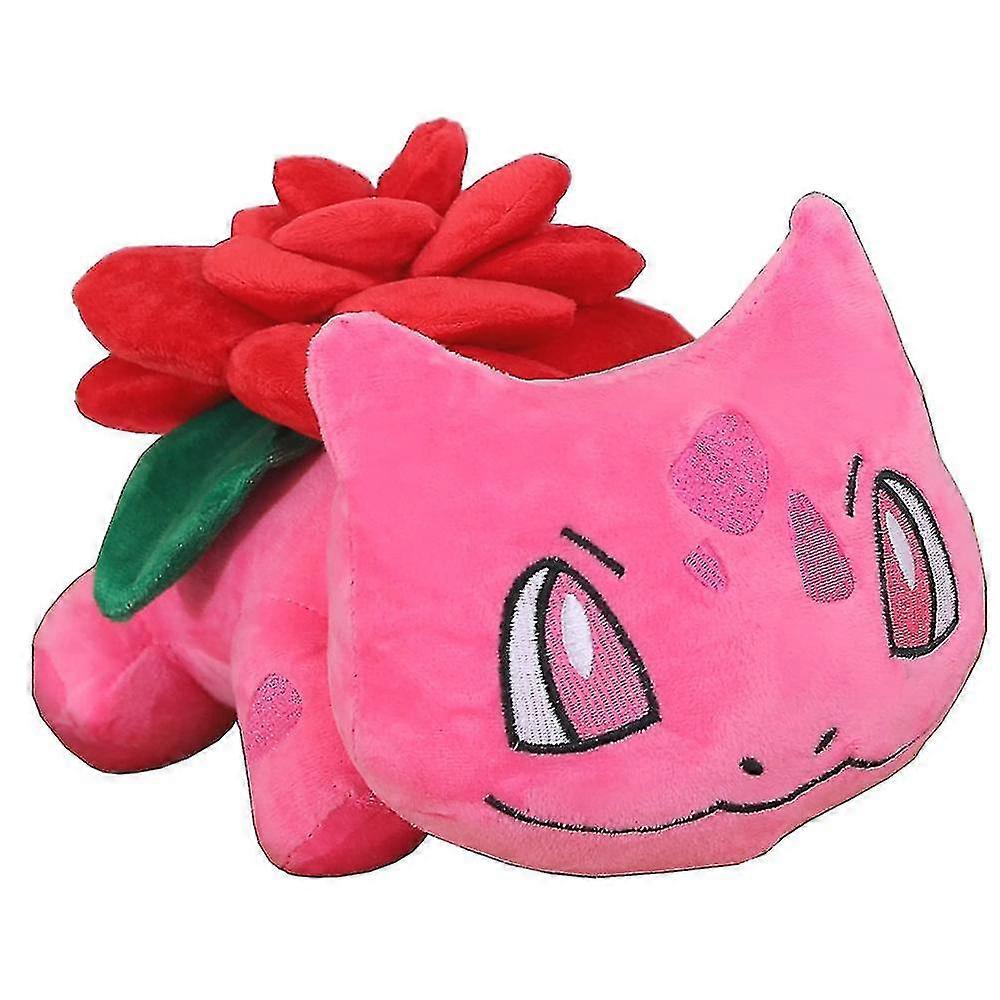 Bulbasaur Pink Rose Plush Doll, Adorable Plush Stuffed Animals Toy ...