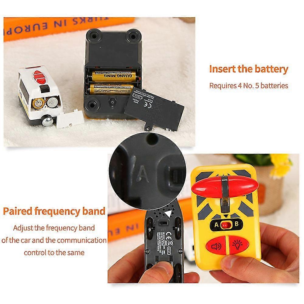 Remote Control Electric Train With Wooden Thomas Train Track Toys Kids ...