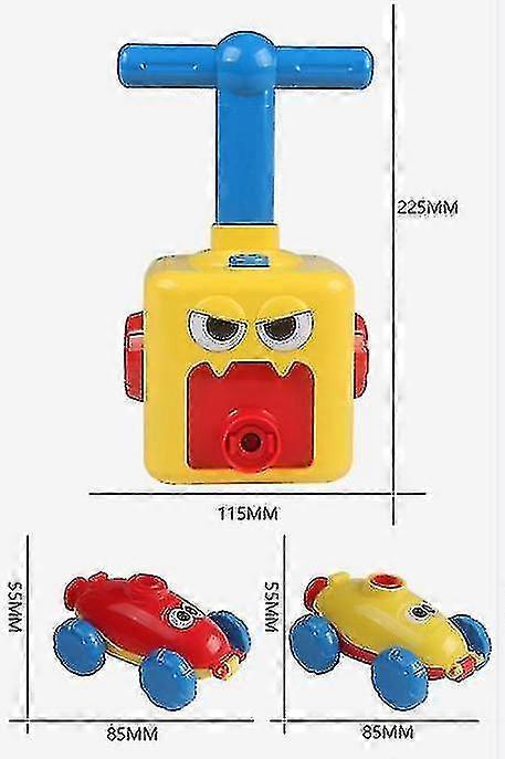 Balloon Car Toy Launcher Set,balloon Powered Launch Car, Balloon Air ...