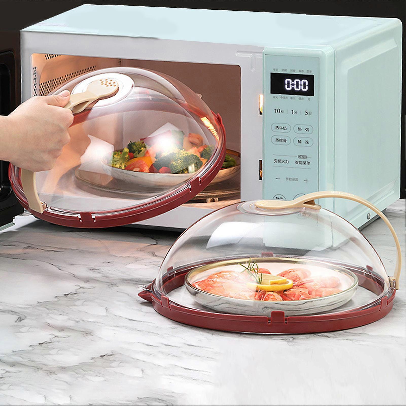 Microwave Splatter Cover for Food Splash Proof Cover Transparent ...