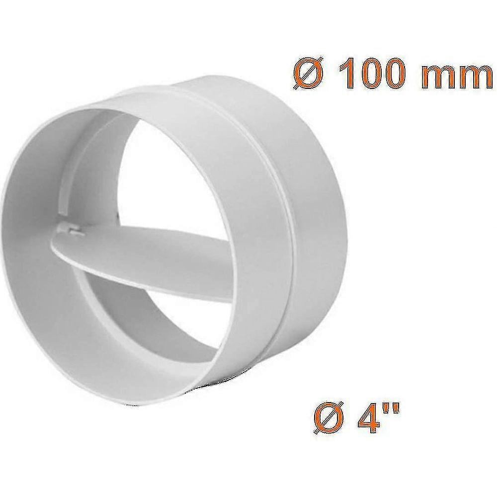 100mm Connection With Non-return Valve Round Ventilation Pipe 100mm ...