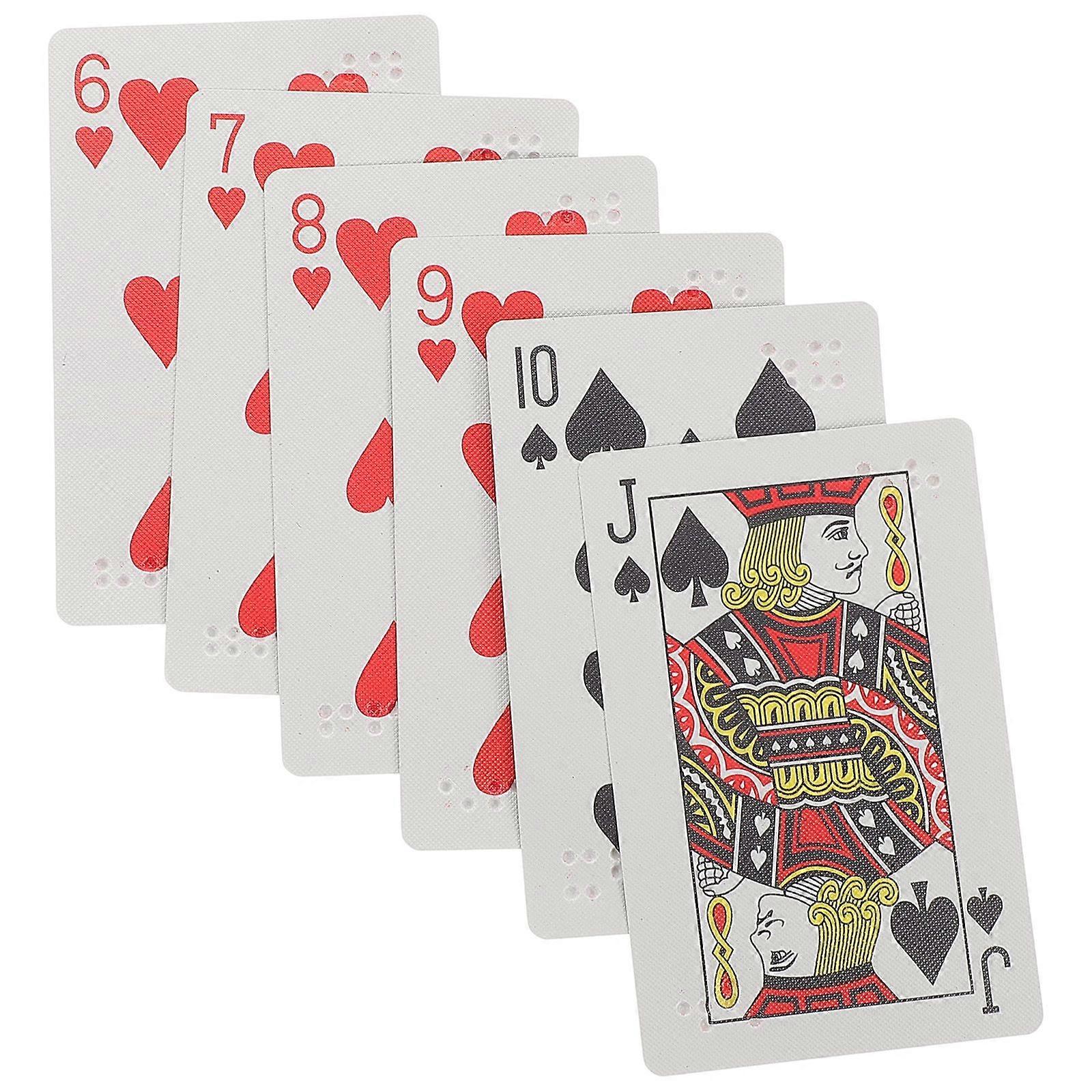 Braille Large Print Playing Cards Braille Playing Cards for The ...