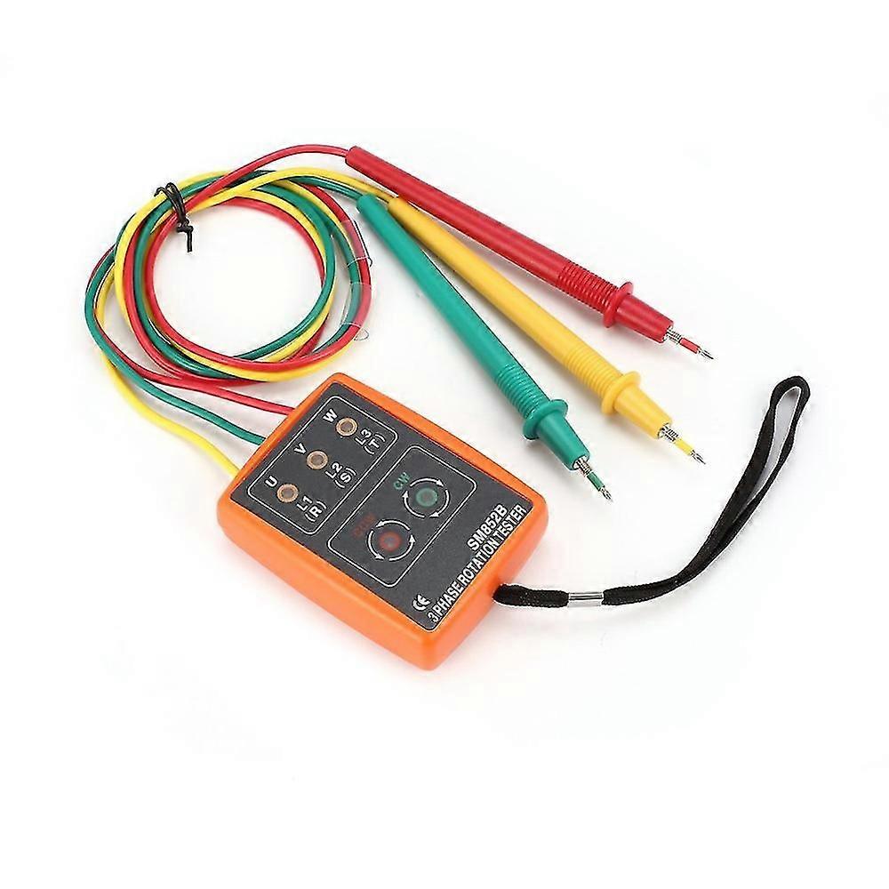 3-phase Rotation Tester Digital Phase Indicator Detector | Fruugo UK