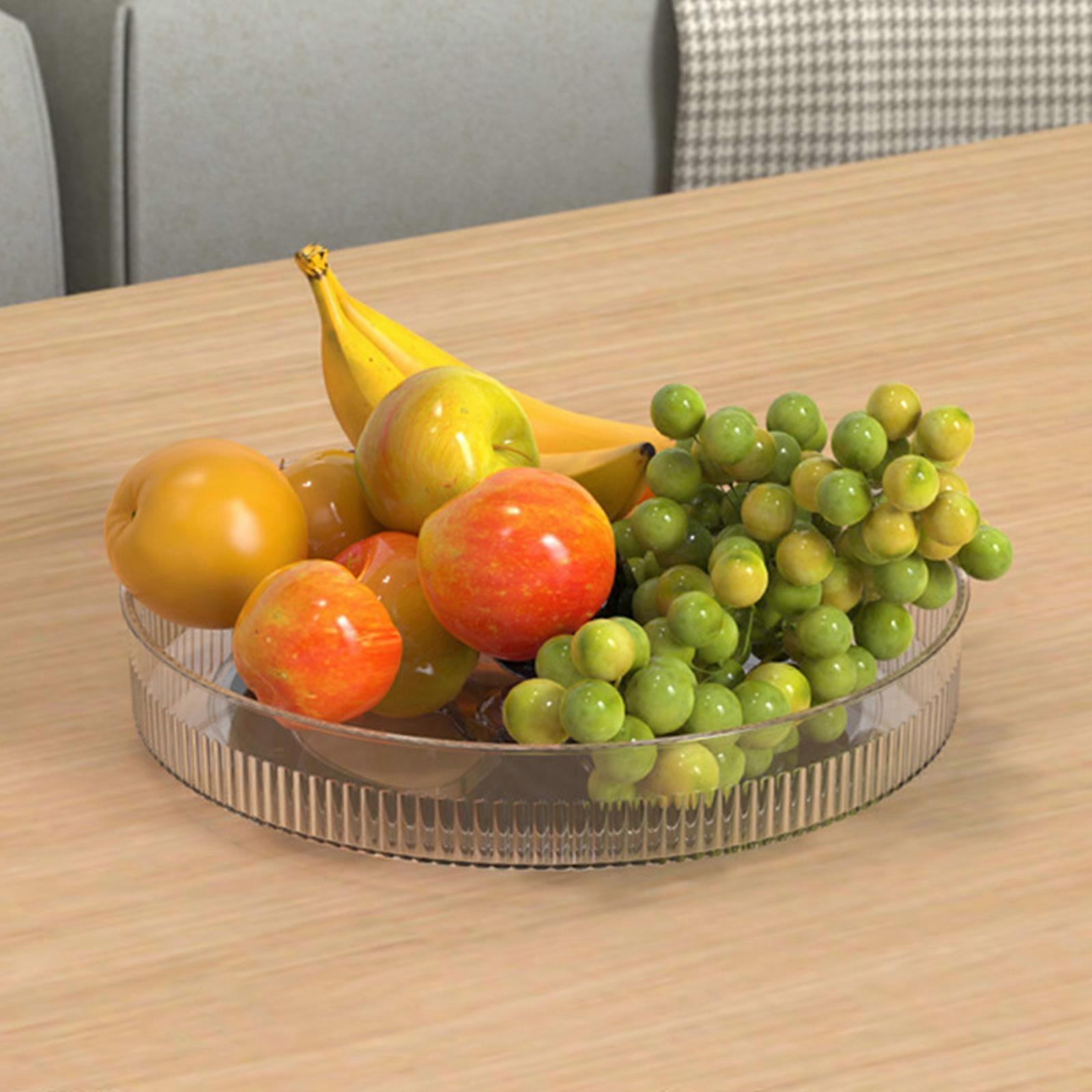 Fridge Organizer Tray Home 360Degree Rotating Turntable Food Storage ...