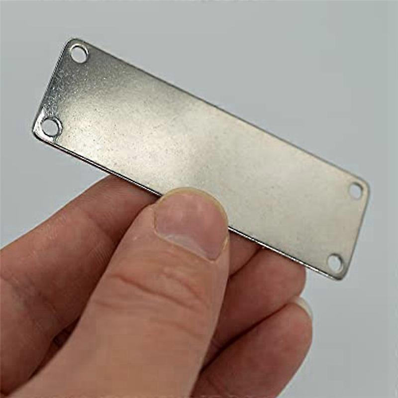 25 Pack Stainless Steel Engraving Blank Tags Rectangle Stamping Blanks ...