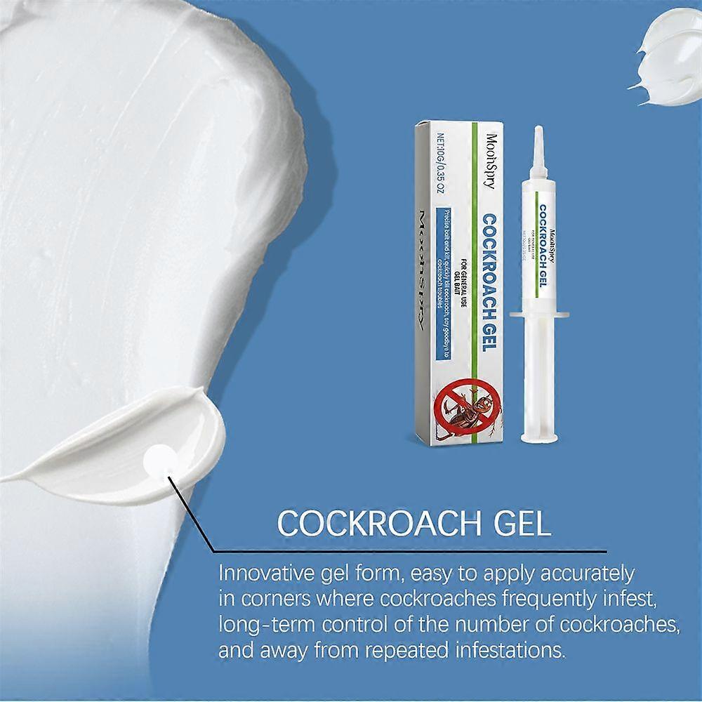 3pcs Cockroach Gel Bait Roach Pest Killer With Plunger Tip For Floor Kitchen Non-toxic | Fruugo UK