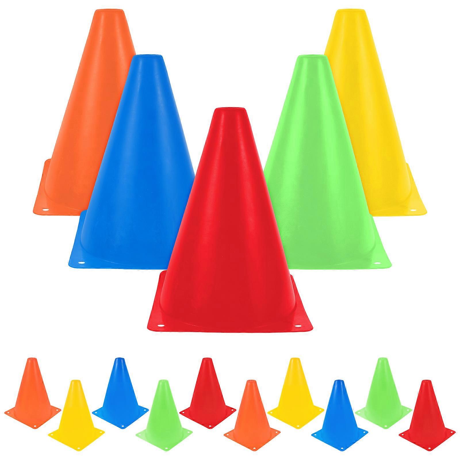 15pcs Mini Training Cones Small Plastic Agility Cones for Kids Soccer ...