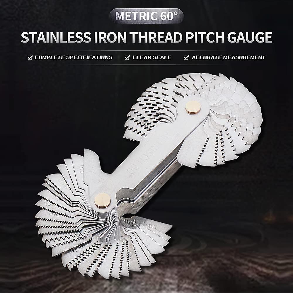 Metric & Imperial & Us Screw Gauge Sae Whitworth 55 Degree & Metric 60 ...