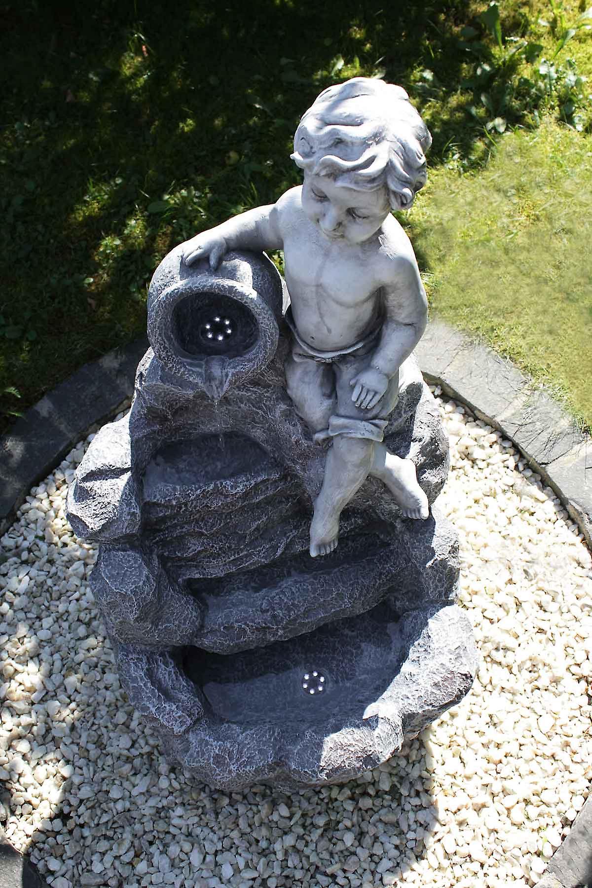 Have springvand figur springvand vand funktion FoChild Led 74 cm 10905 ...