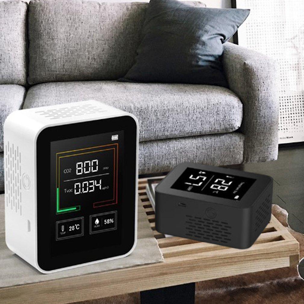 Temperature humidity air detector air quality monitor digital pm2.5 ...