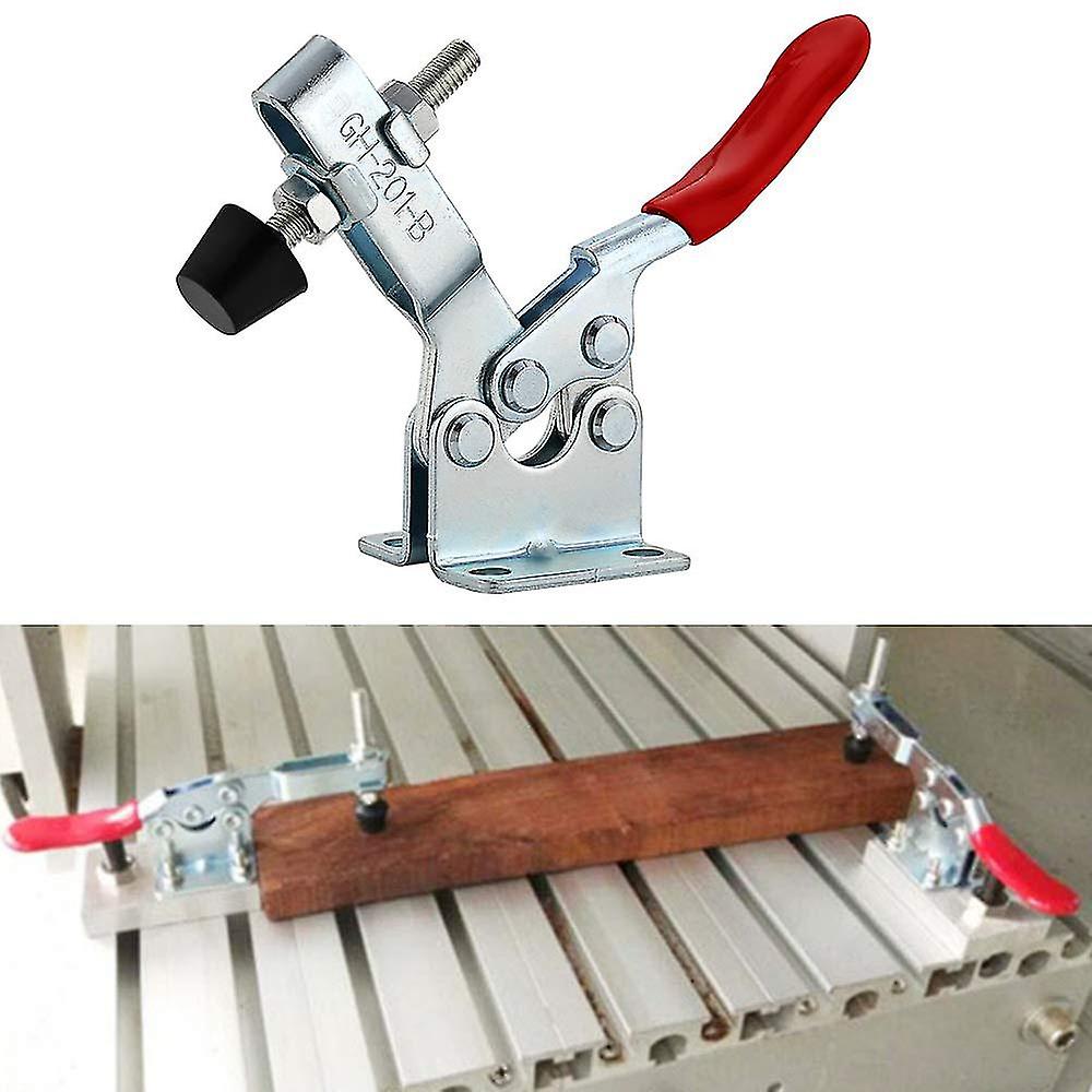 4pcs Toggle Clamp Horizontal Tilt Clamp Gh-201-b Horizontal Lever Clamp ...