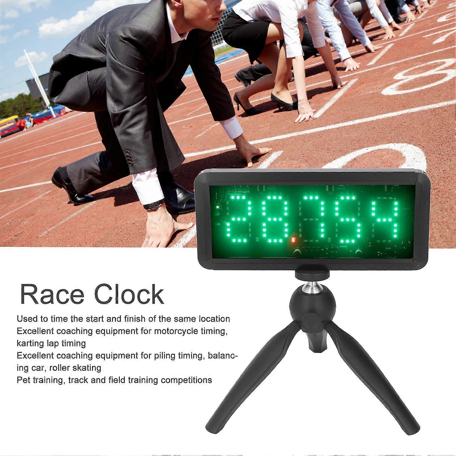 Wireless Laser Timer Battery Powered Sprints Race Clock Stopwatch For ...