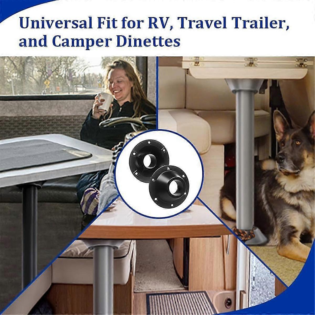 2 Pack RV Table Base, RV Pedestal Table Base Flange, Table Leg Base ...