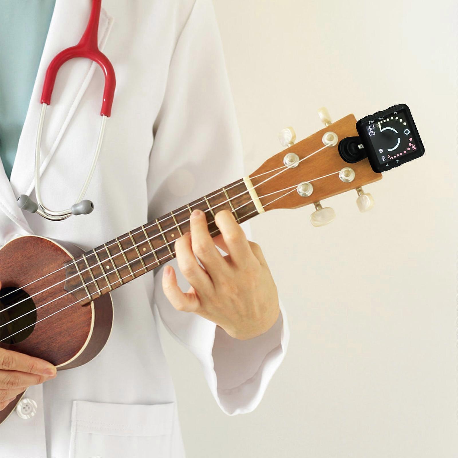 Guitar Tuner Multipurpose Classical Guitar Tuner Rechargeable Clip On ...