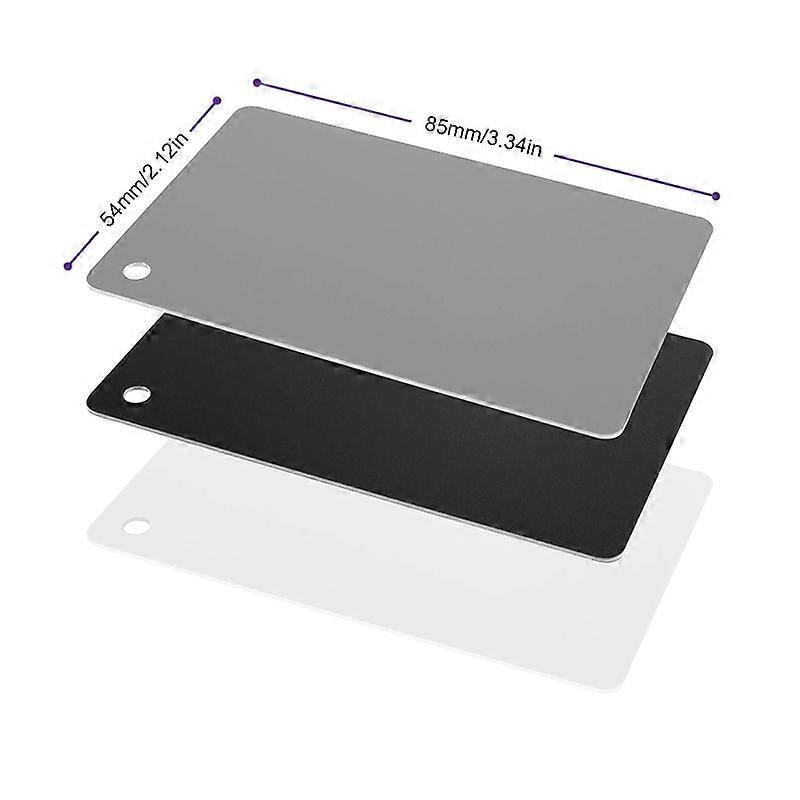 Grey Card White Balance Card 18% Exposure Photography Card Custom ...