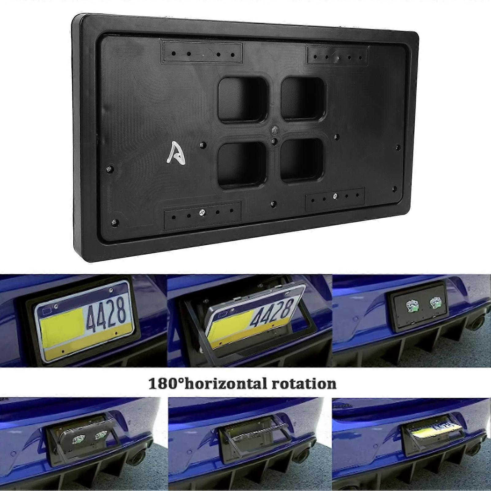 Auto Car License Plate Reversible Electric License Plate Frame Bracket ...