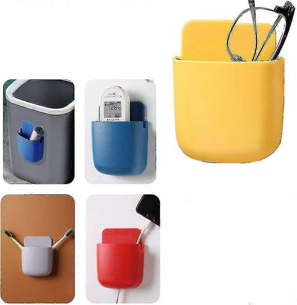 4 Piece Wall Mount Remote Control Wall Mount Remote Control Holder Self ...