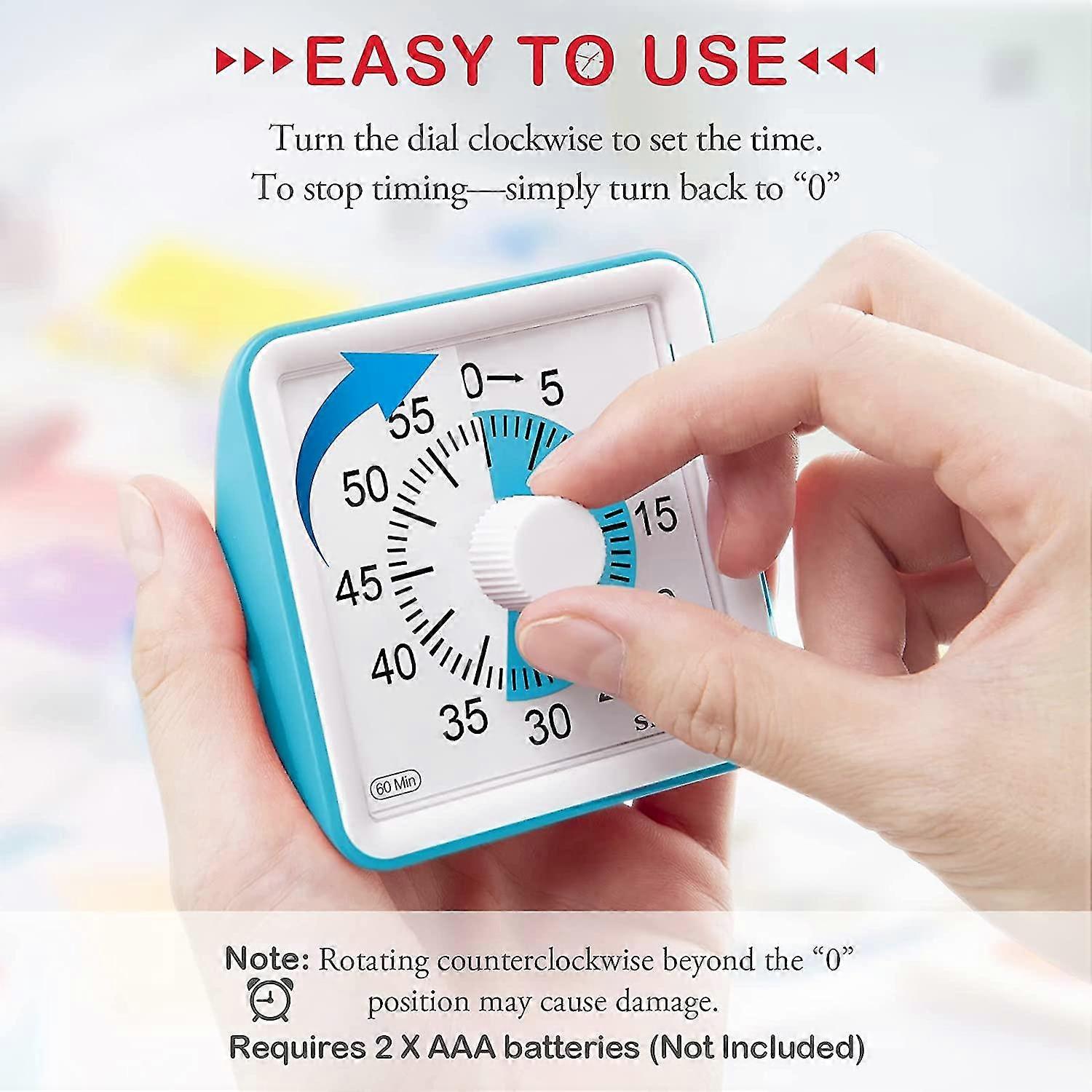 60-minute Visual Timer, Classroom Classroom Timer, Countdown Timer For ...