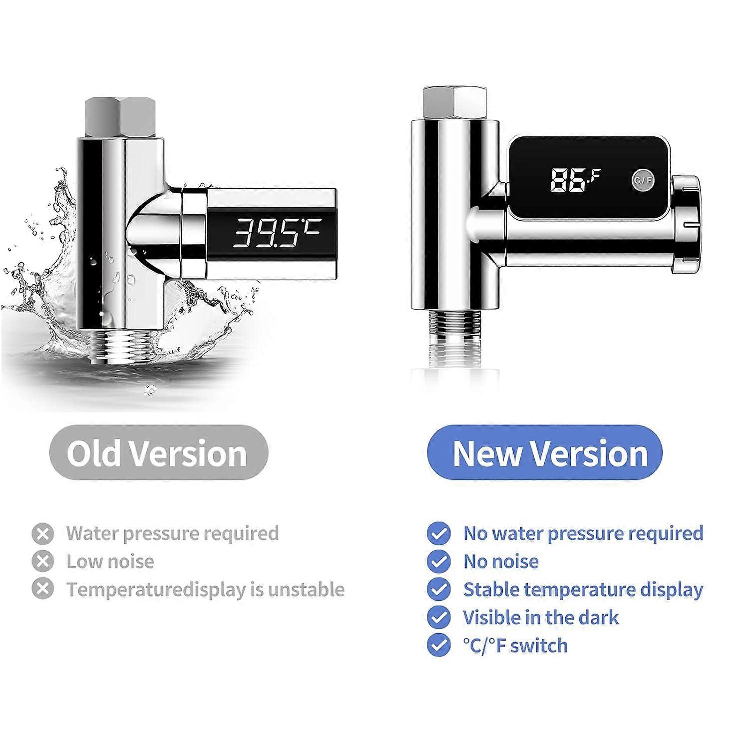 Digital Shower Thermometer Intelligent Water Temperature Meter Water ...