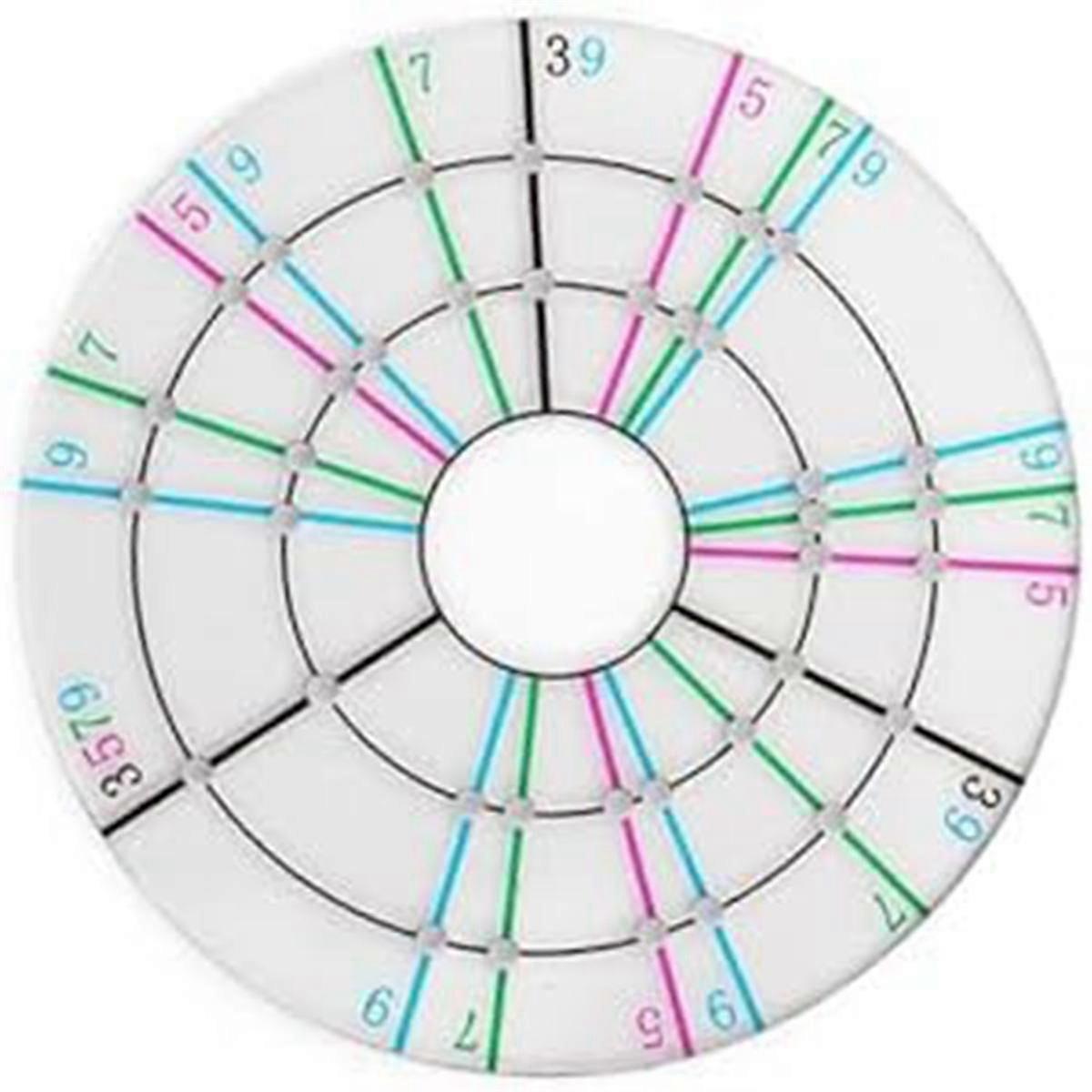 Pottery Clay Divider Tools Equal Circle Protractor Rotary Disc Ceramic ...