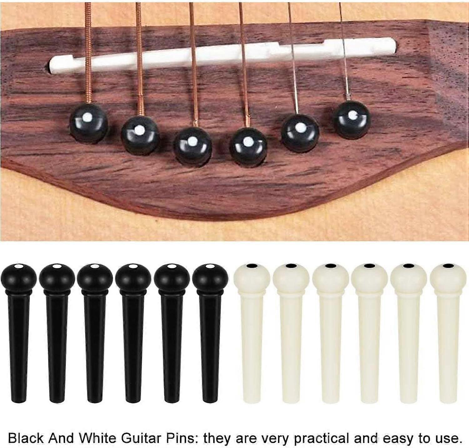 15 pcs acoustic guitar bridge pins, guitar bridge pins Puller Pulling ...