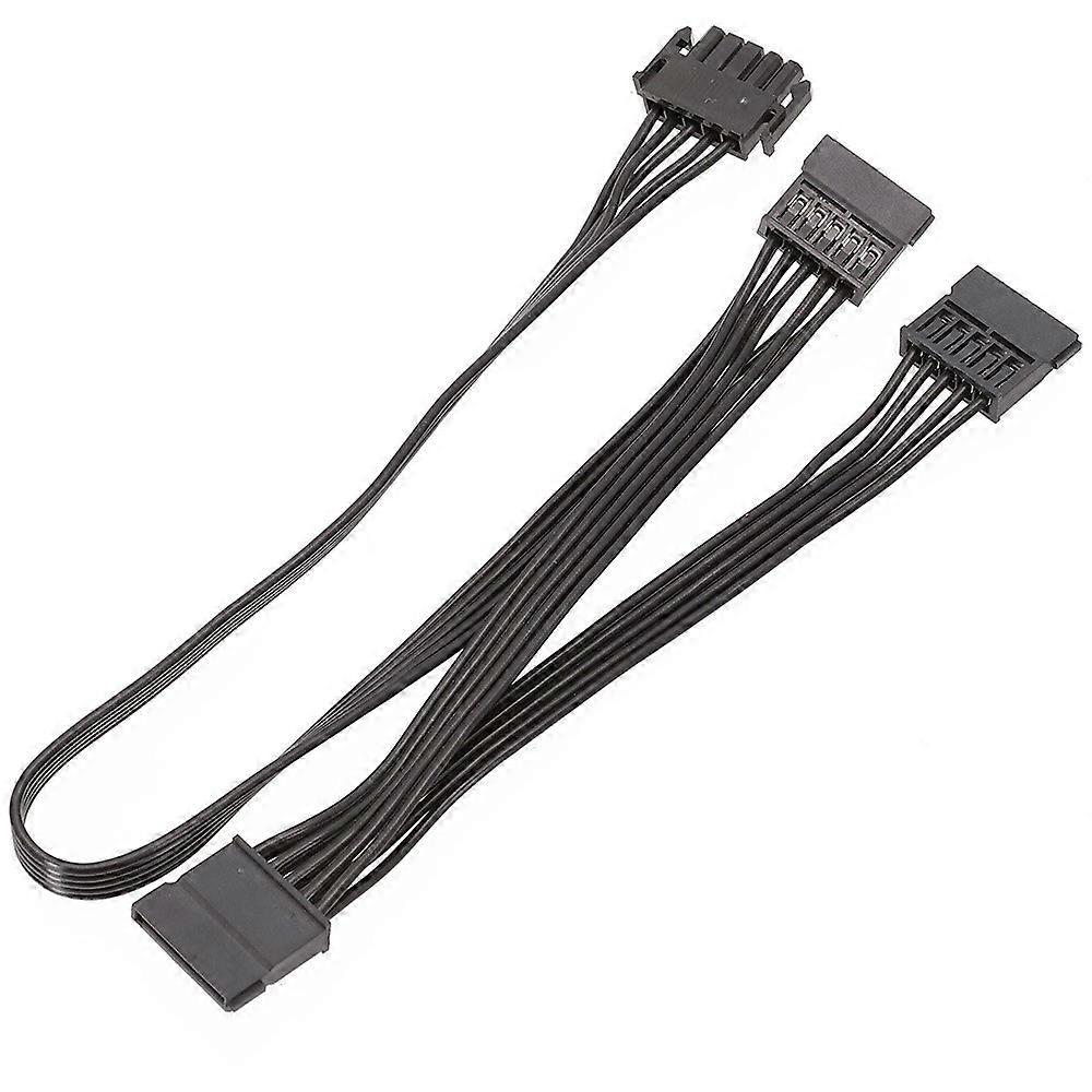 5Pin to 3 Port SATA Peripheral Power Supply Cable for Modular PSU ...