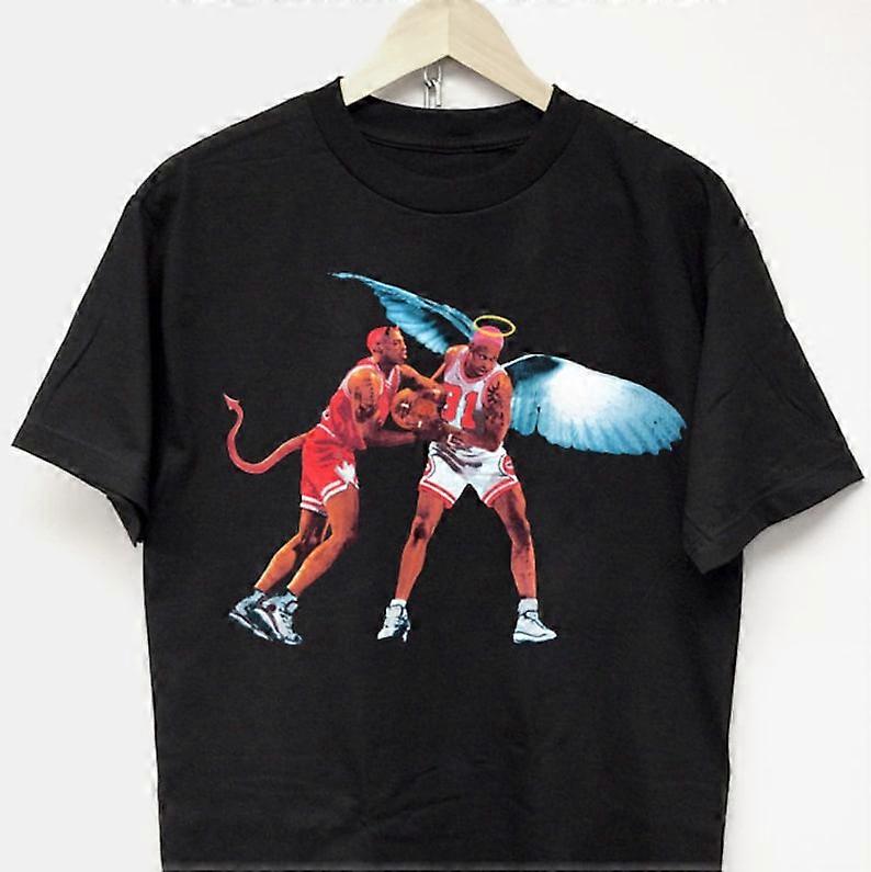 DENNIS RODMAN T-SHIRT vintage rap tee merch concert mike tyson travis ...