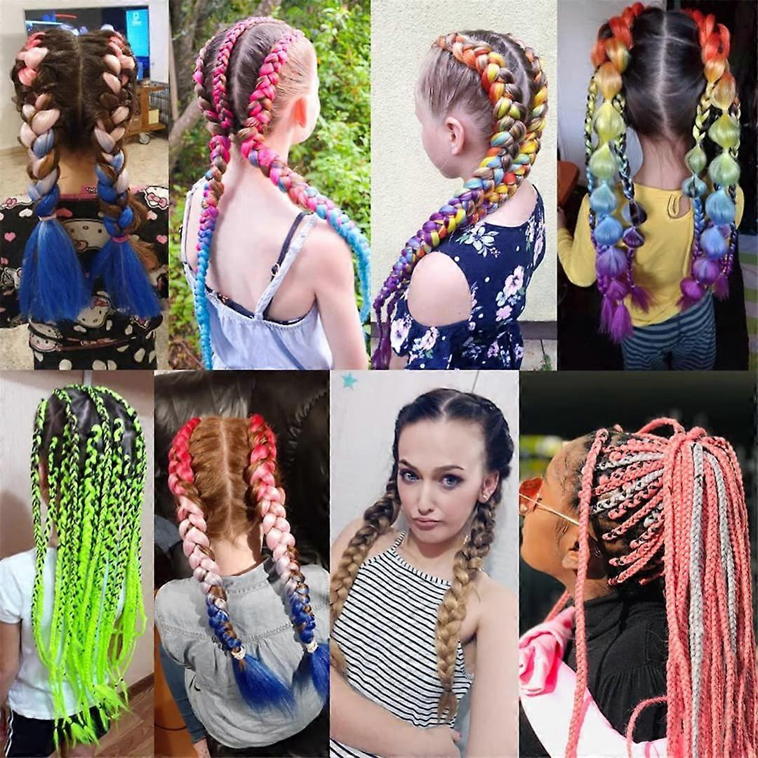 3 bundles Braiding Hair Pre Stretched Braiding Hair Extention Jumbo ...