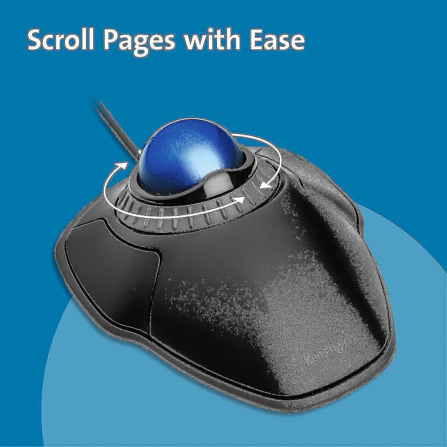 Orbit Trackball Mouse With Scroll Ring (k72337us)-d-In stock | Fruugo UK