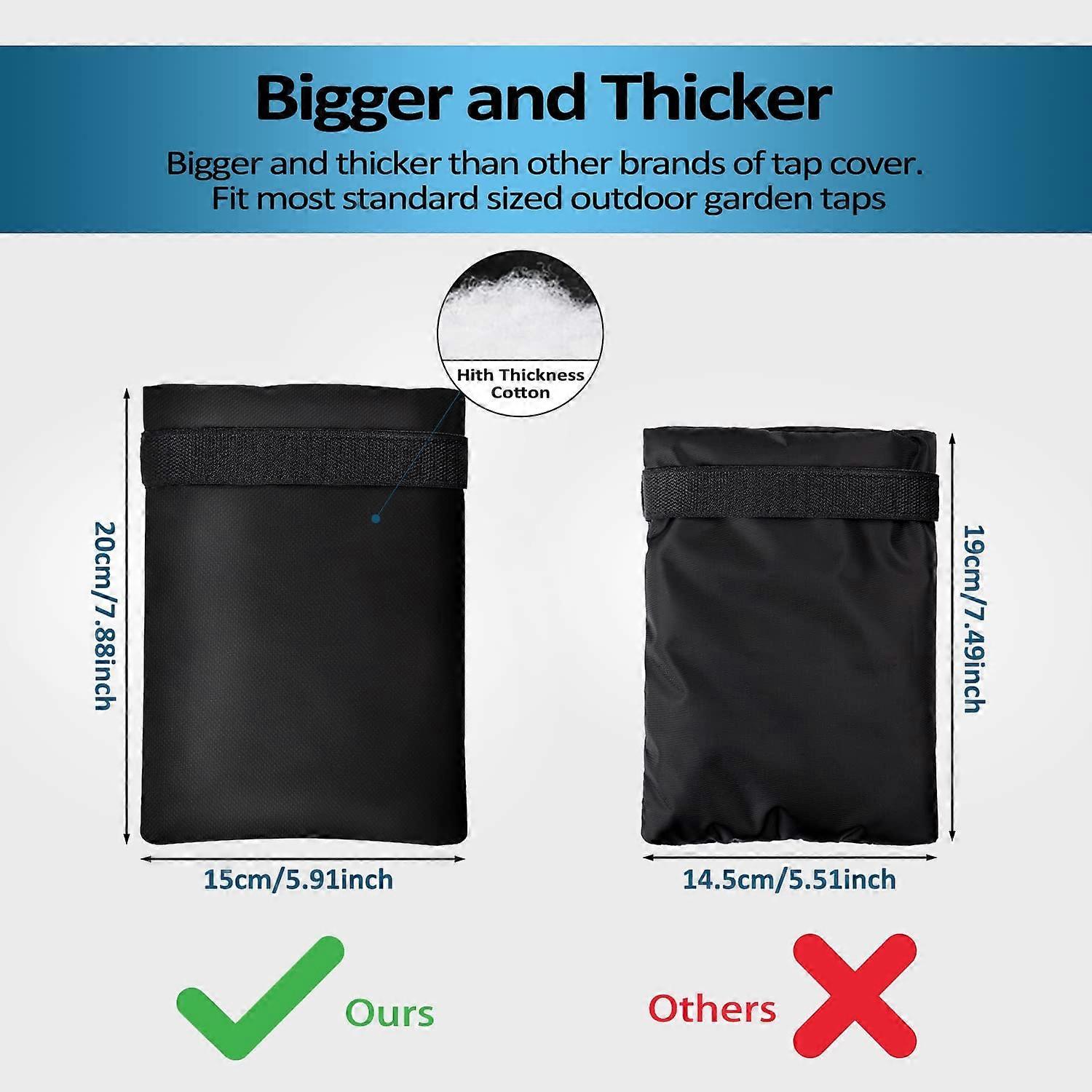 Outside Tap Cover for Winter, Large Outdoor Tap Covers Will Protect ...