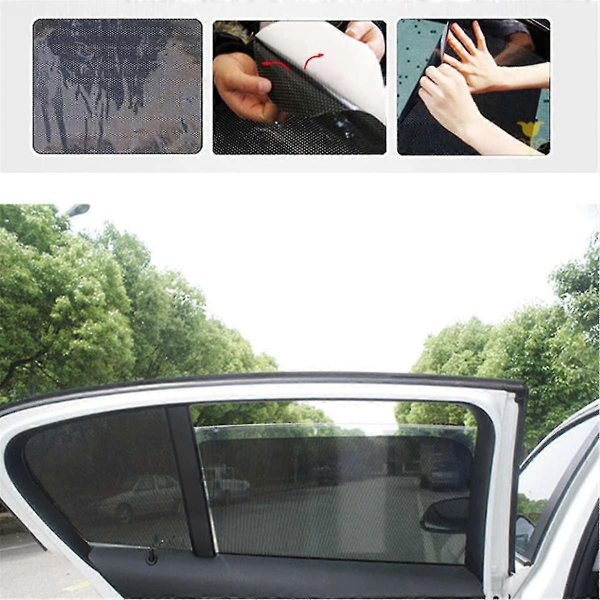 Car Window Stickers For Side And Rear Window, 2pcs/lot 63x42cm Uv Car ...