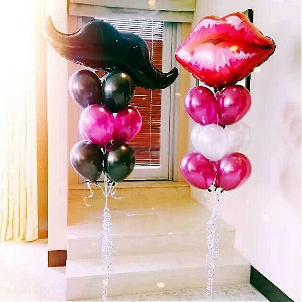 Kiss Lips Foil Balloons Romantic Lips Shape Mylar Balloon for Valentine ...