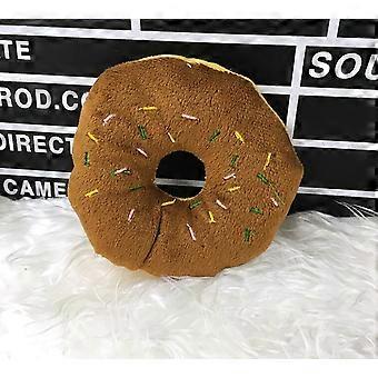 Donut Shaped Pet Toy Squeaky Squeaker Puppy Dog Pet Cat Kitten Sound ...