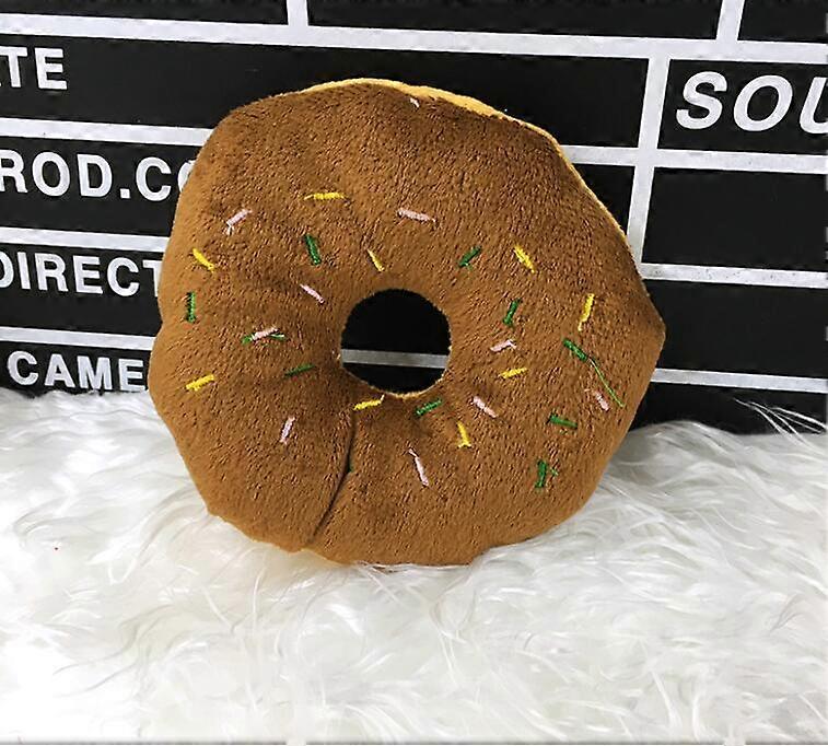 Donut Shaped Pet Toy Squeaky Squeaker Puppy Dog Pet Cat Kitten Sound ...