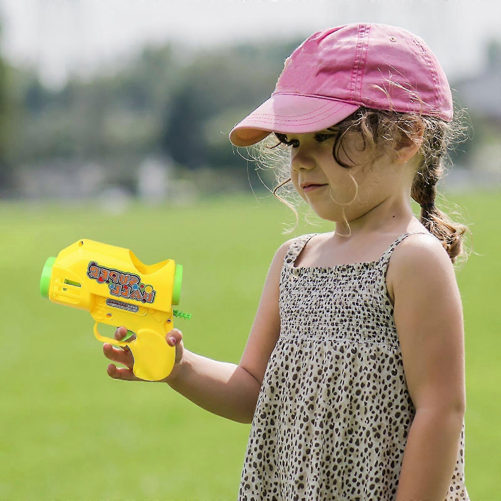 New Fun Elastic Table Tennis Gun Safety Game Gun Children Shooting Boy ...