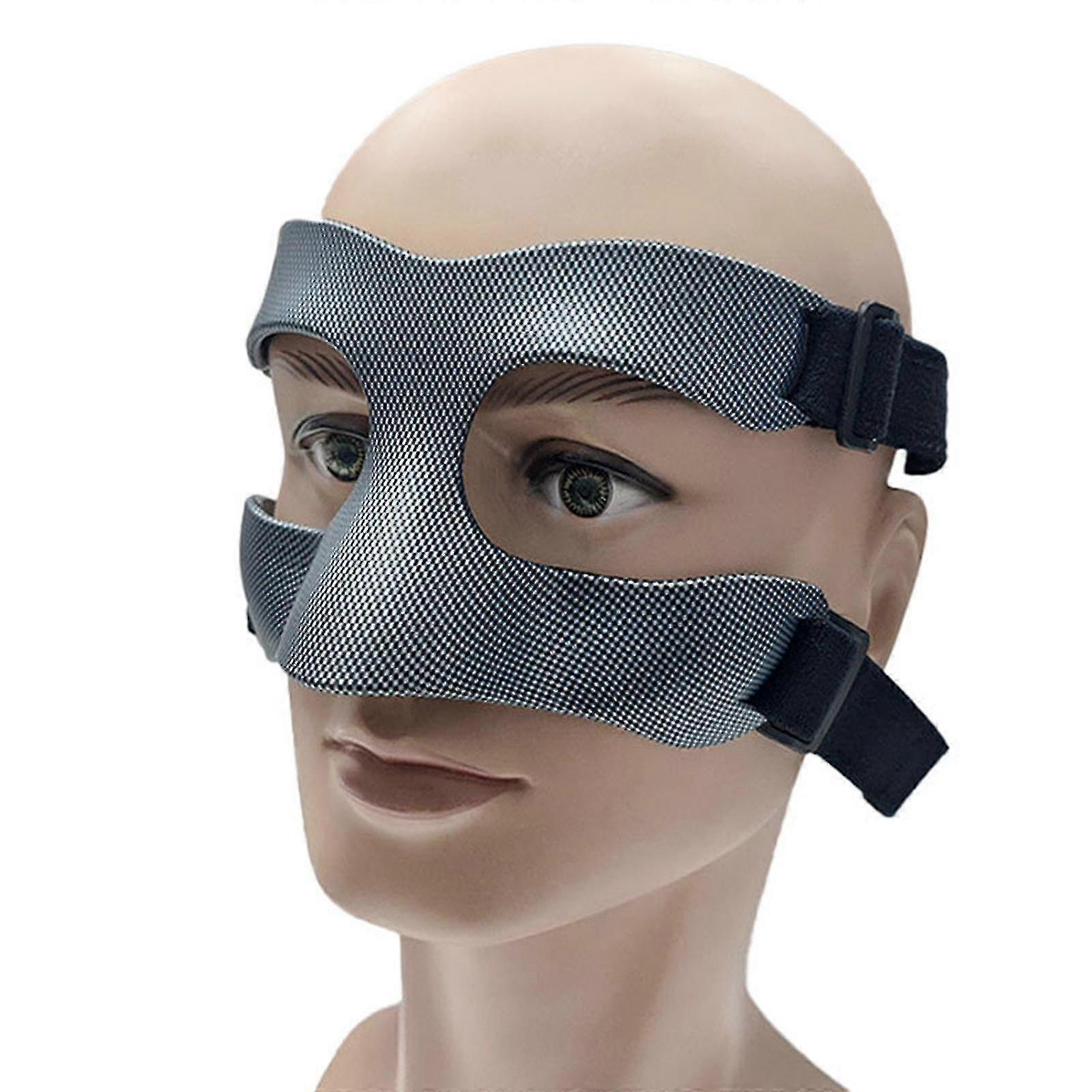 Nose Guards Face Shield Durable Football Facial Cover Sports Face Mask ...