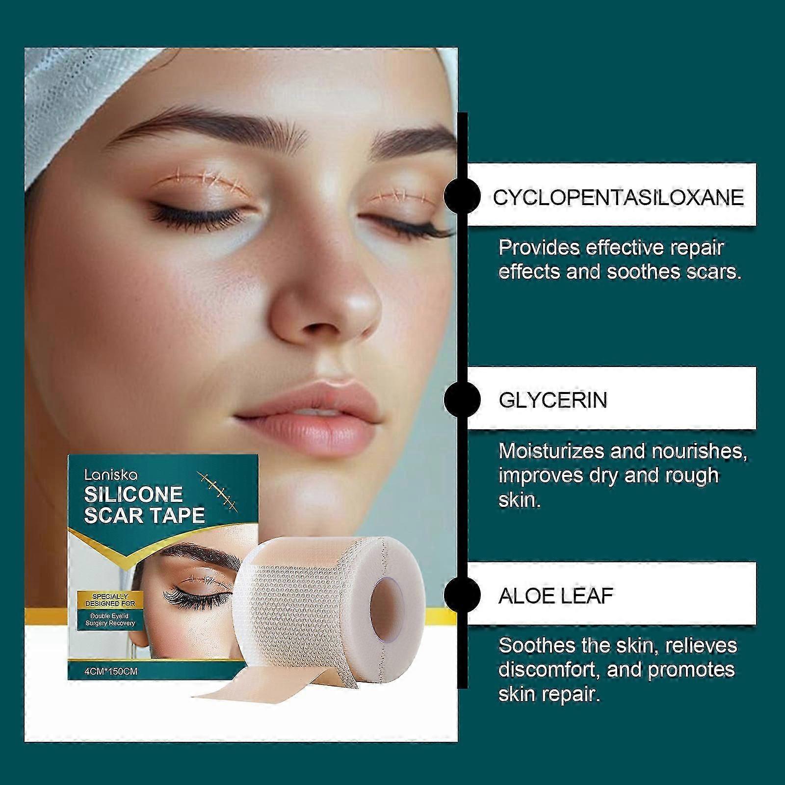 Silicone Scar Sheets, Silicone Scar Tape for Keloid Bump Removal Away ...