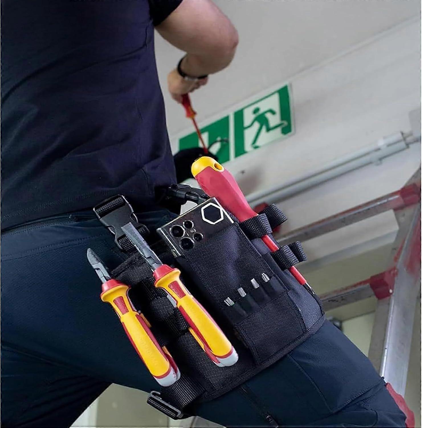 Tool Pouch with Belt Clip,Repair Tool Bag Around Your Leg,Tool Pouch ...