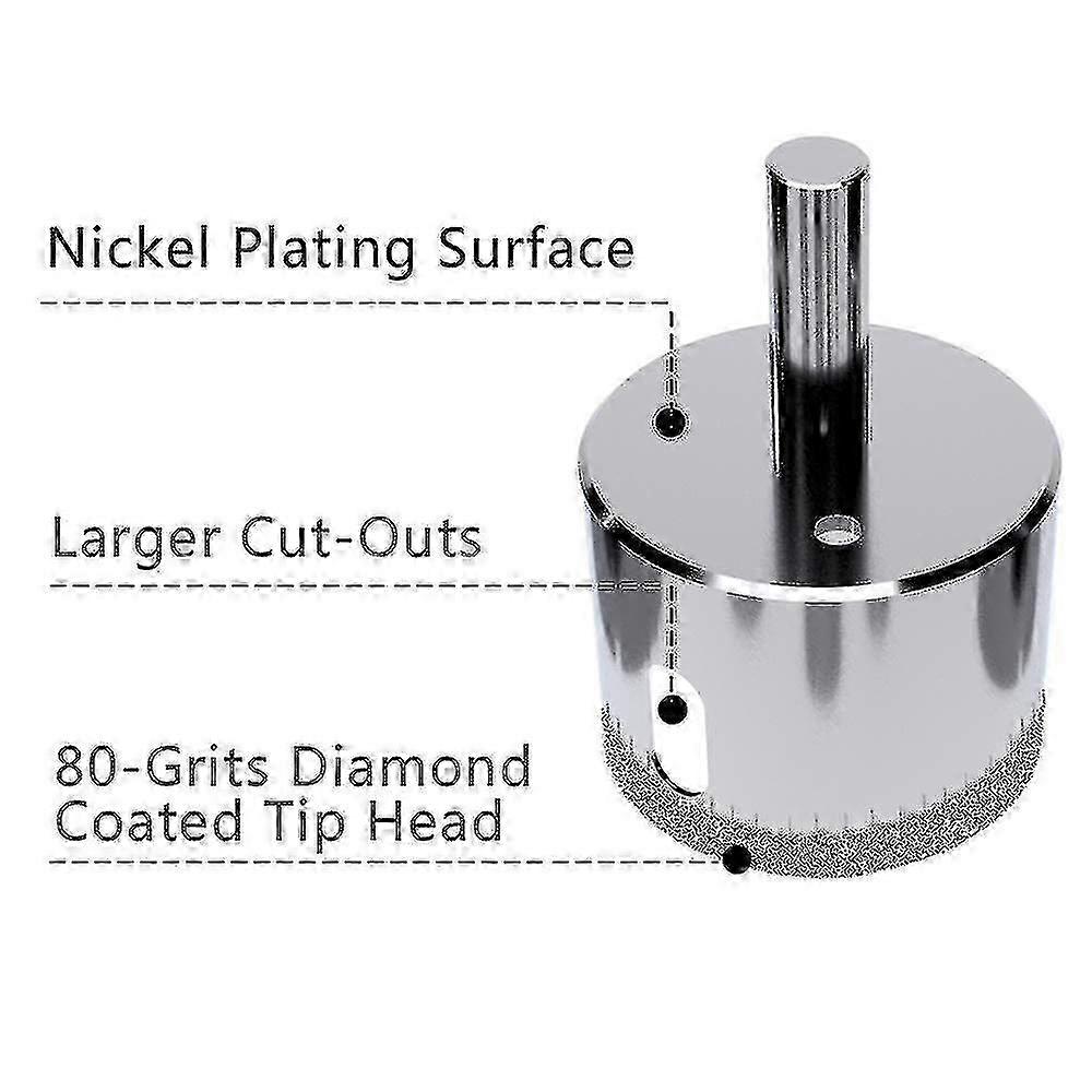 Diamond Hollow Core Drill Bits for Glass & Tile - Efficient Extractor ...