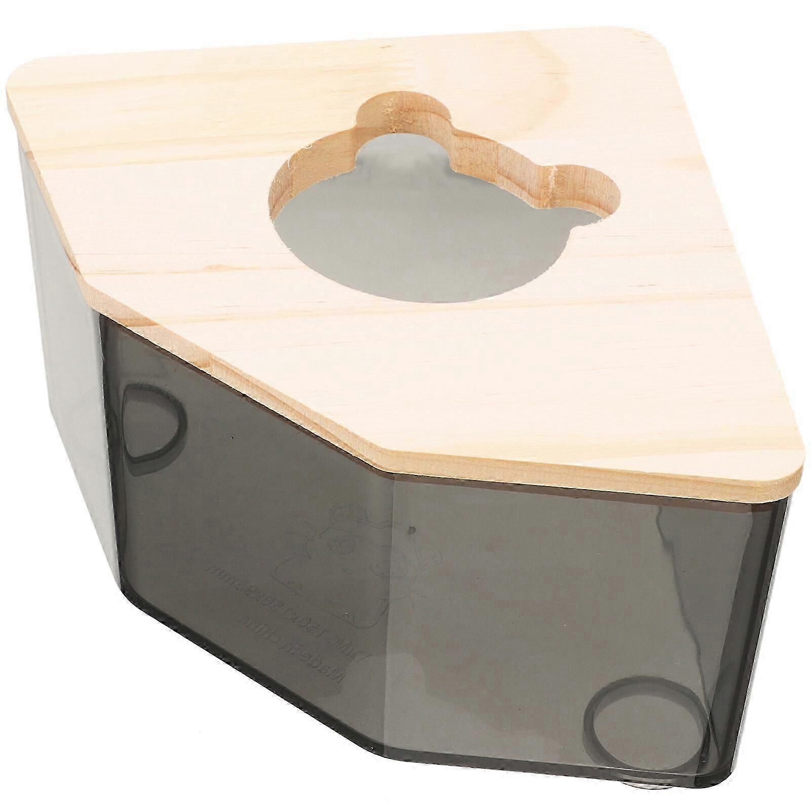 Hamster Sand Bathroom Chinchilla Sand Bath Box Toilet Pet Sand Bath Box ...