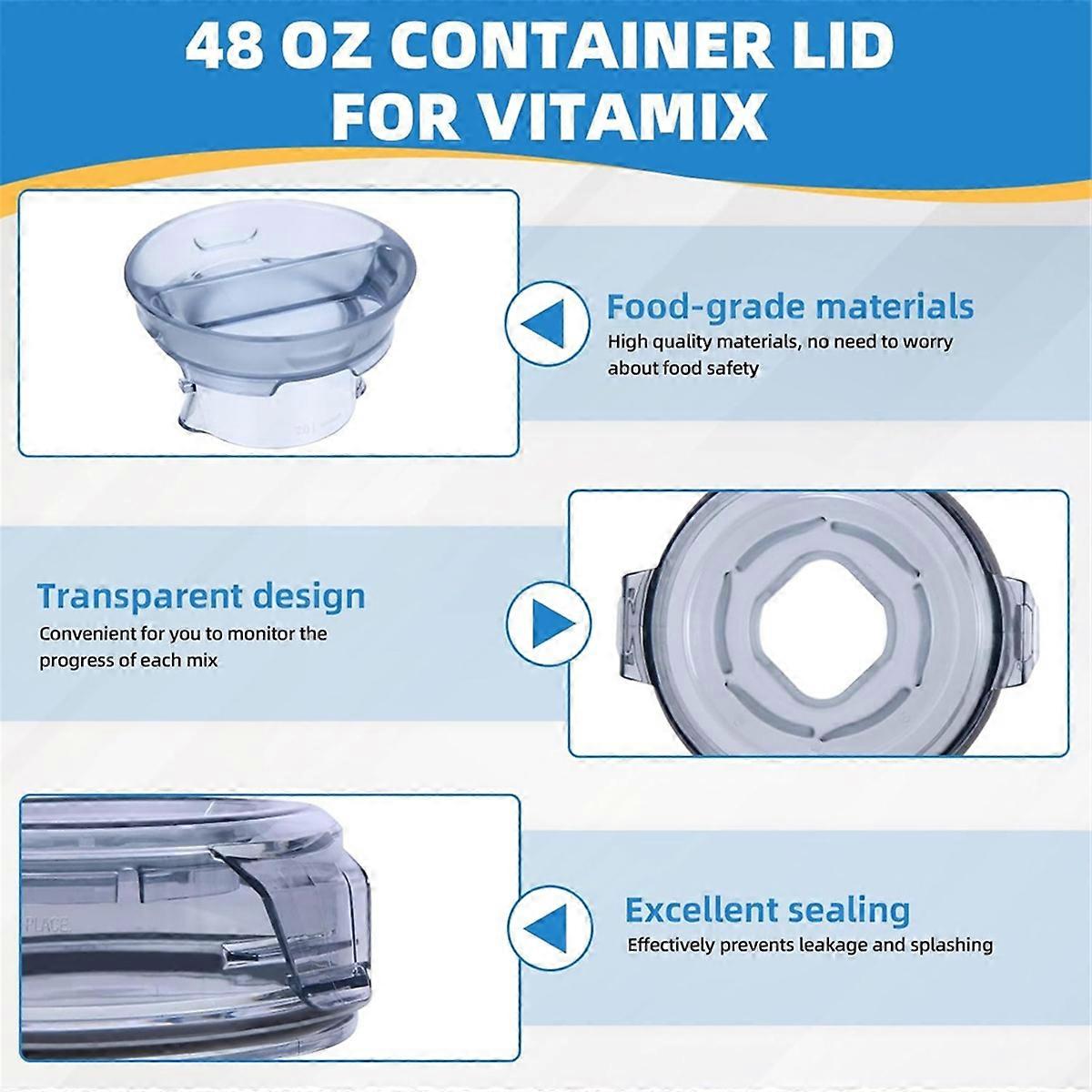 48oz Pitcher Lids for Vitamix Lid Replacement, for Vitamix Container ...