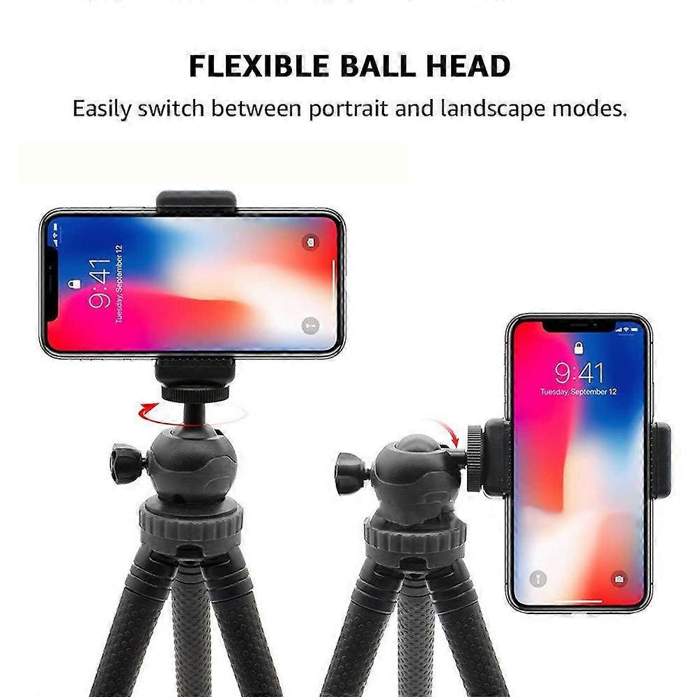 Flexible Tripod Phone Tripods Mini Camera Tripod Black | Fruugo AU