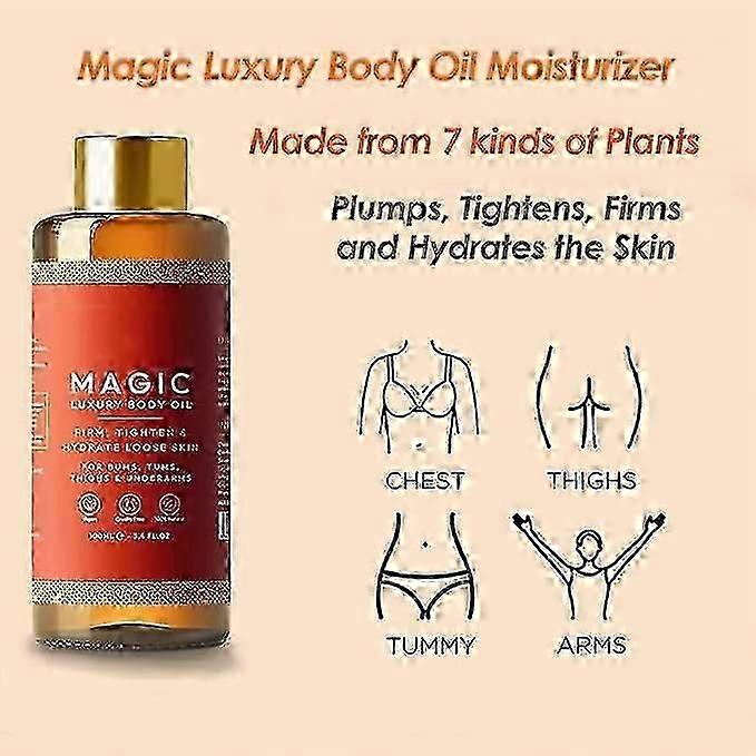 1-3pcs Magic Body Oil - 100ml, 1/2/3Pcs Firming Oil, Magic Luxury Body ...