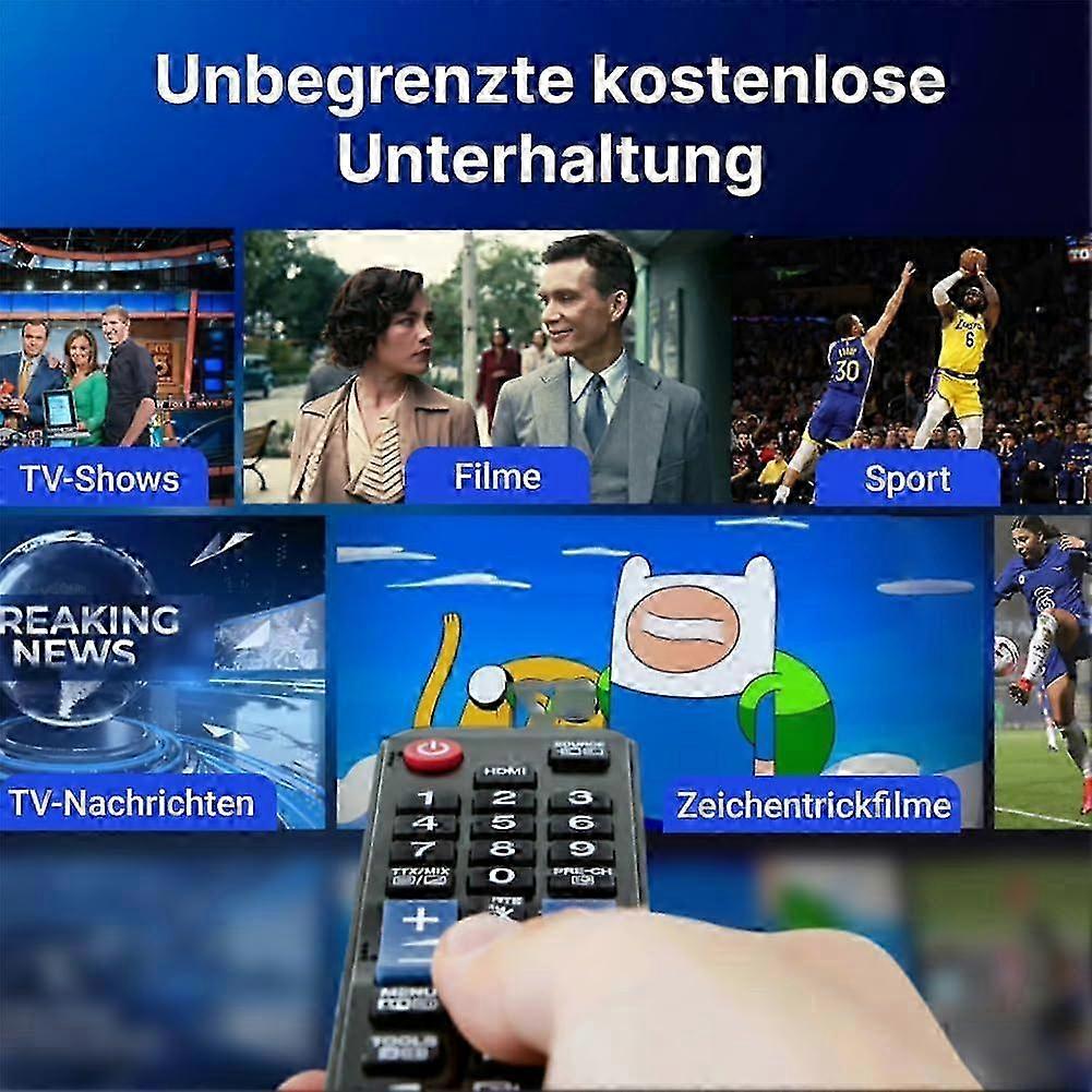 Festberg Hitenna, Wave Max TV Antenna HD 100 Channels, Plug and Play ...