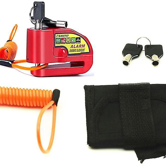 Anti-theft Disc Brake Lock Disc Lock Alarm Motorcycle Security Wheel ...