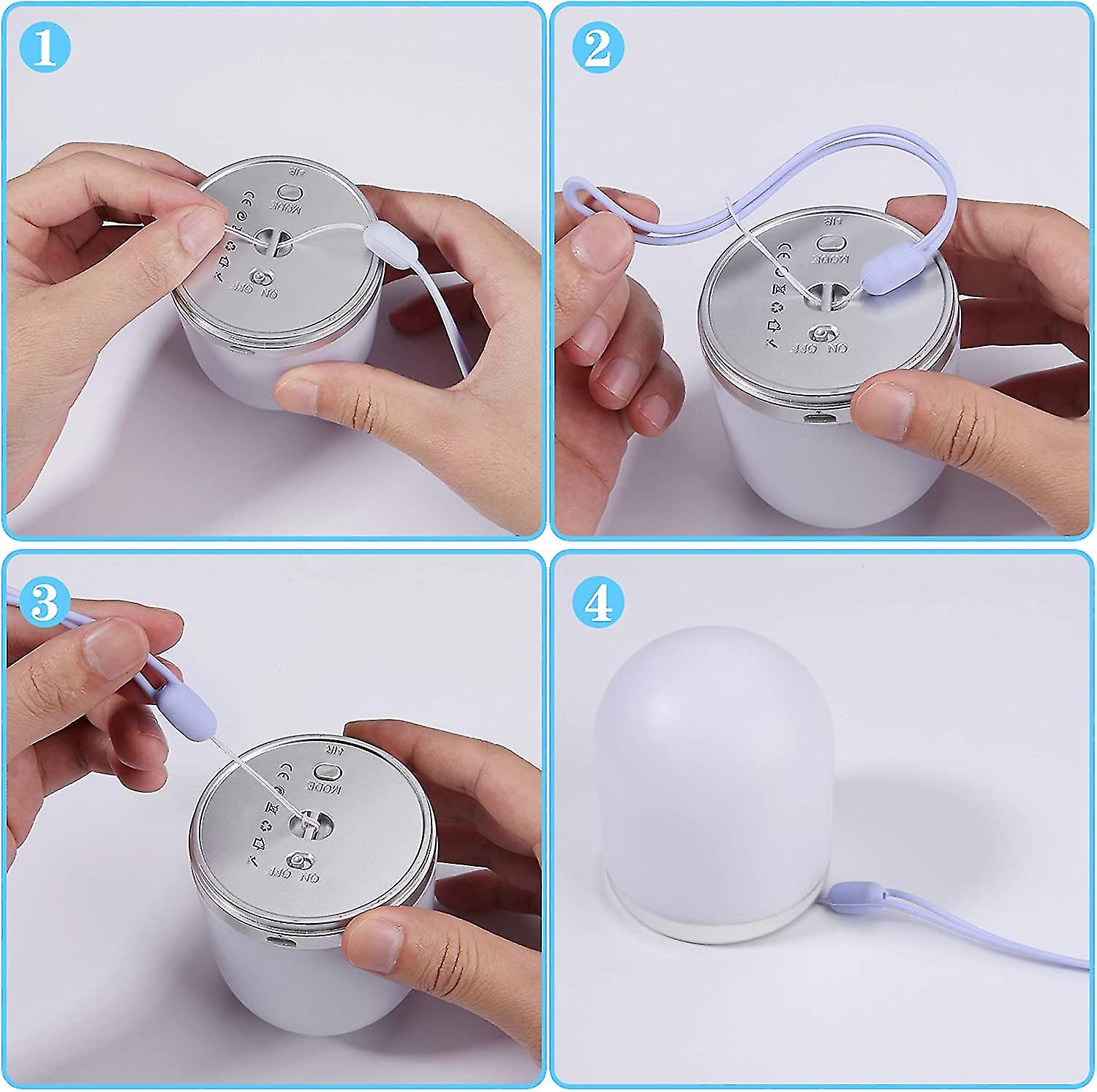 Night Light,children's Bedside Lamp Remote Control,usb Rechargeable ...